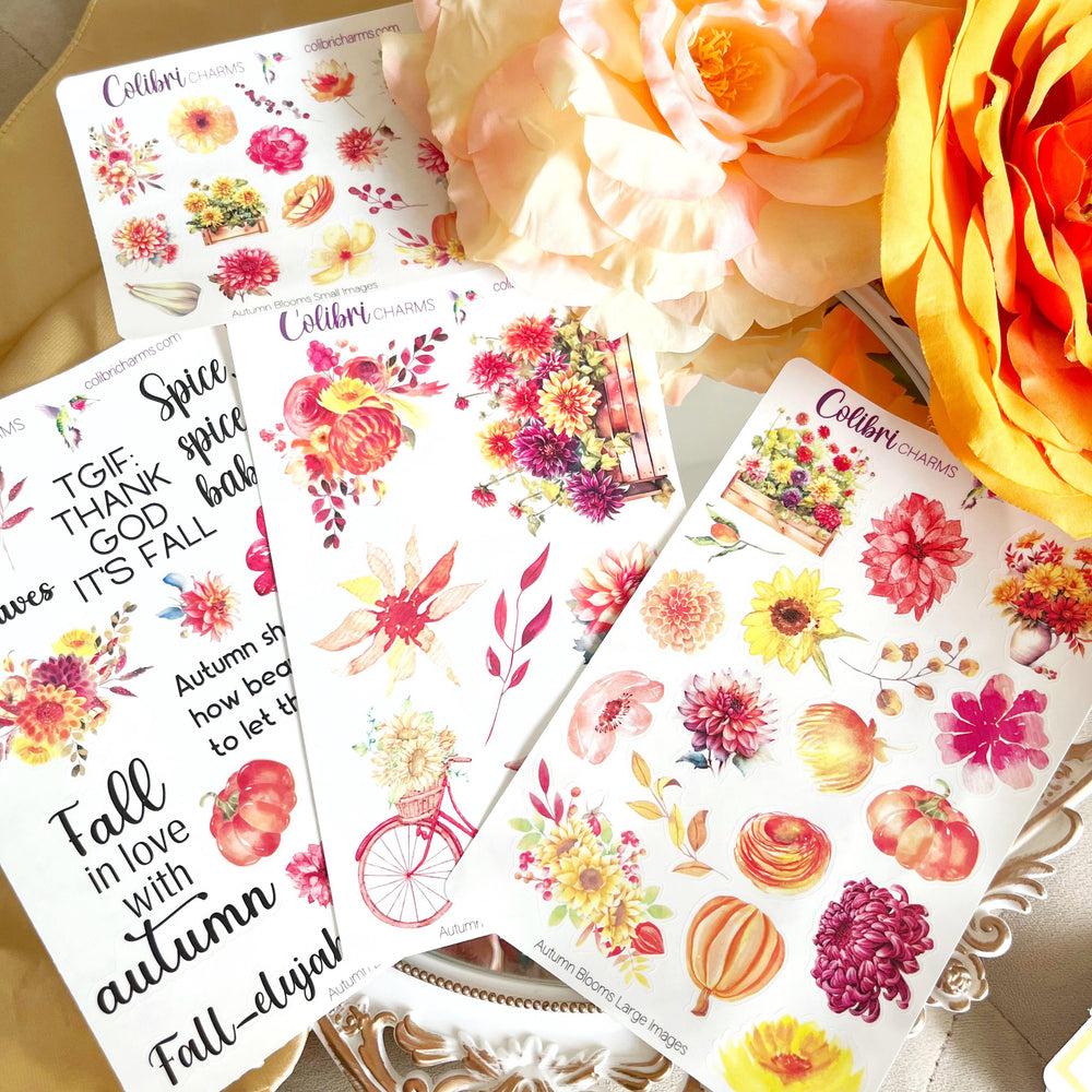 Planner stickers, charms and clips + stitch markers - Colibri Charms ...